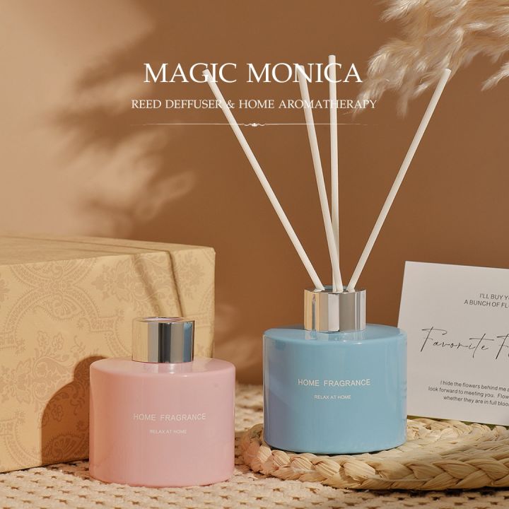 Magic Monica ก้านไม้หอมปรับอากาศ ก้านไม้หอมอโรม่ามินิมอลสีสันสดใส | Lazada.co.th