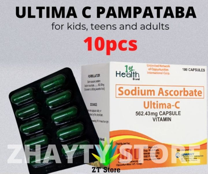 UNO ULTIMA C Pampataba for Kids and Adults 10 CAPSULES (1 BLISTER ...
