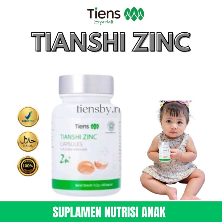Nutrisi Anak] Tianshi Zinc Capsules Original -Dilengkapi Bubuk Protein ...