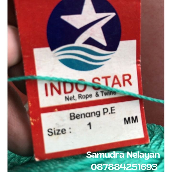 Tali Tambang kecil 1mm / Tambang PE 1mm INDOSTAR ±200 METER (1 ROLL) | Lazada Indonesia