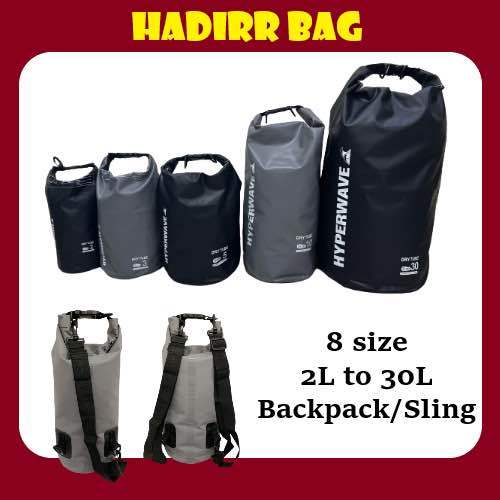 Dry bag (Backpack/Sling) hypergear 2L 3L 5L 10L 15L 20L 25L 30L Dry Bag Waterproof Diving Bag ...