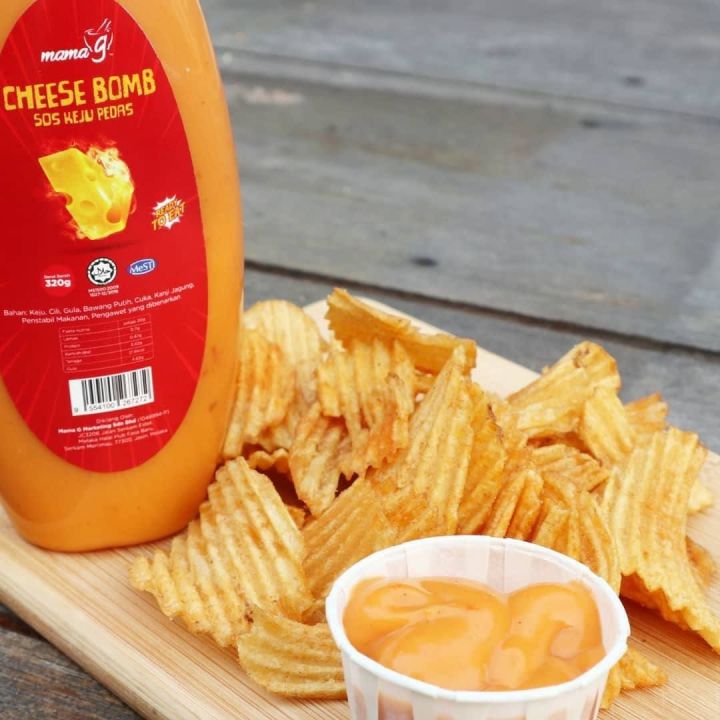 MAMA G Cheese Bomb Sauce | Sos Cheese Keju Pedas ala K.F.C Muslim ...