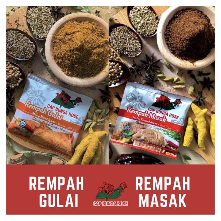 REMPAH CAP BUNGA ROSE / REMPAH GULAI CAP BUNGA ROSE / REMPAH MASAK CAP ...