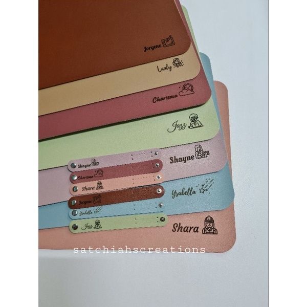 Personalized Leather Deskmat w/ free multi-purpose strap | Lazada PH