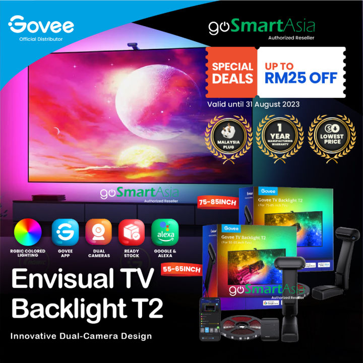 goSmart Asia Govee Envisual T2 Backlight with Dual Cameras (Immersion ...