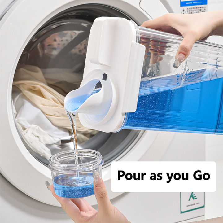 Locaupin Multipurpose Jar Laundry Liquid Powder Detergent Dispenser ...