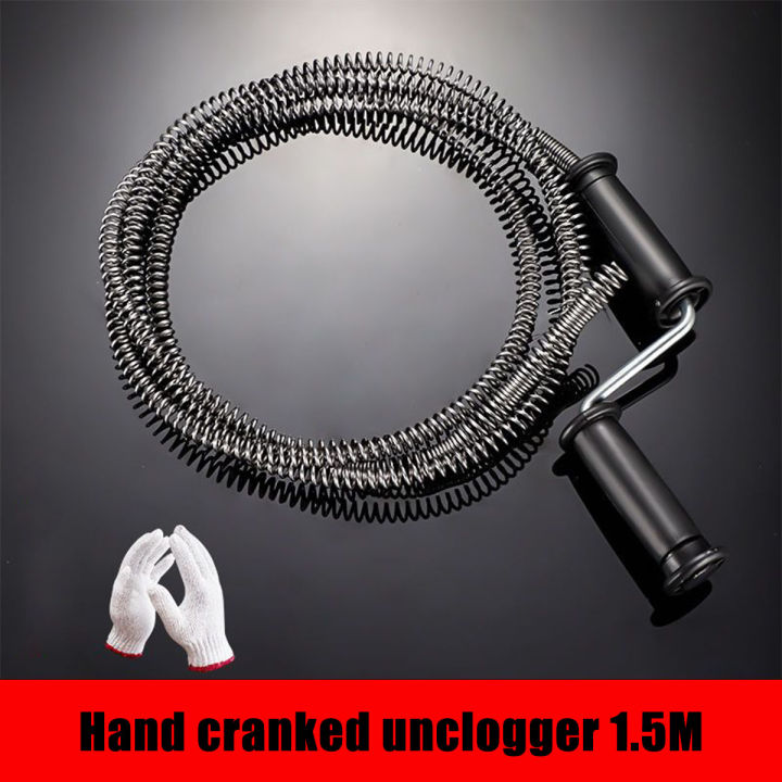 Drain Cleaner Augers Spring 1.5M,3M,5M for Household Kitchen Bathroom ...