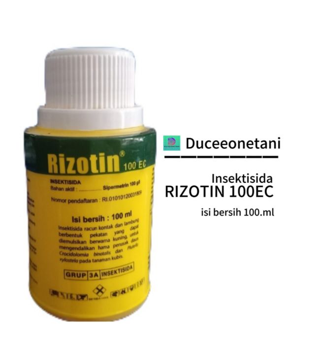 INSEKTISIDA RIZOTIN 100EC - 100.ml Obat Pengendali Hama Tanaman ...