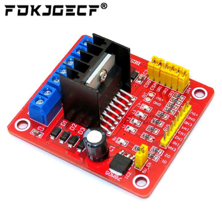 L298N DC Motor Driver Module Stepper Motor Dual H Bridge Max 20W 2A ...