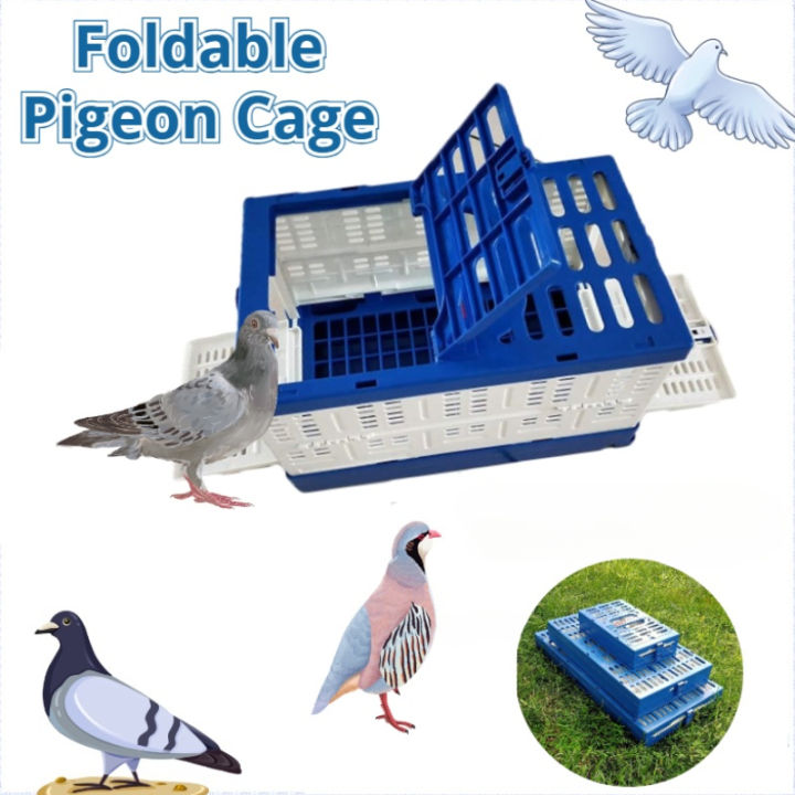 Bird Cage Foldable Transportation Pigeon Cage Portable Training Flying ...