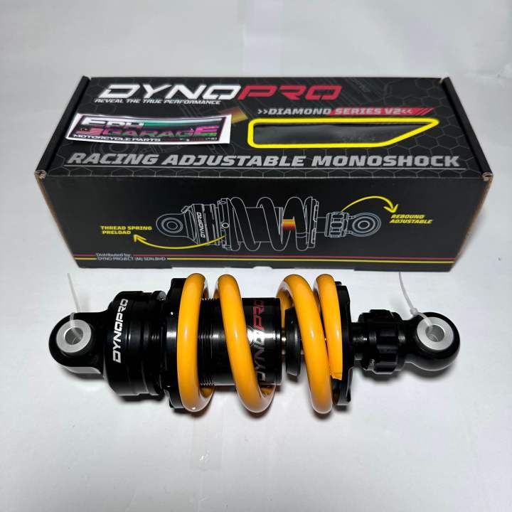 DYNO PRO DIAMOND SERIES V2 MONO SHOCK for YAMAHA Sniper 150/155 | Lazada PH