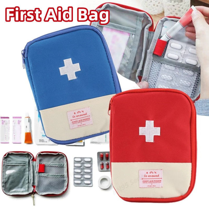 Portable First Aid Medical Kit Travel Outdoor Camp Emergency Survival ...