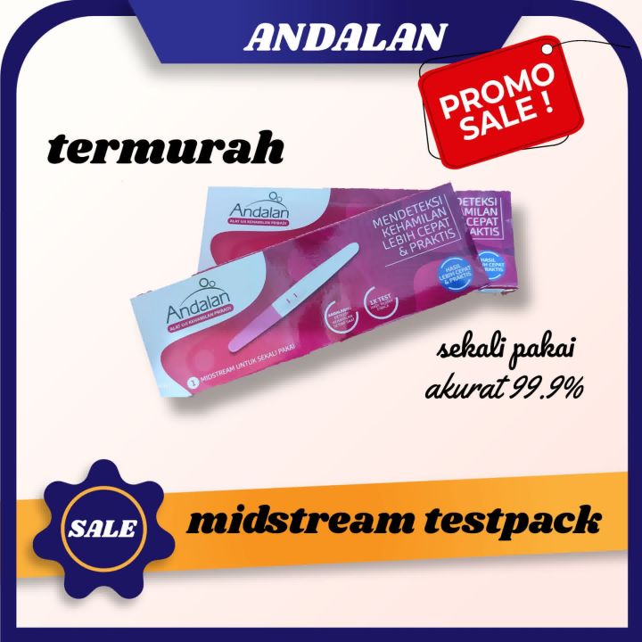ovulation test pack tes kehamilan andalan tetes midstream | Lazada ...