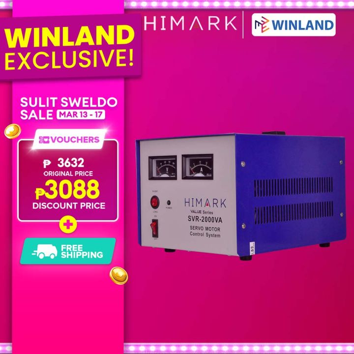 Himark by Winland AC Servo Motor Automatic Voltage Regulator 1400w AVR ...
