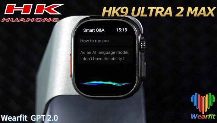 HK9 Ultra 2 Max 2.02 AMOLED SMART WATCH MEN HK9 ULTRA 2 UPRADED CHATGPT ...