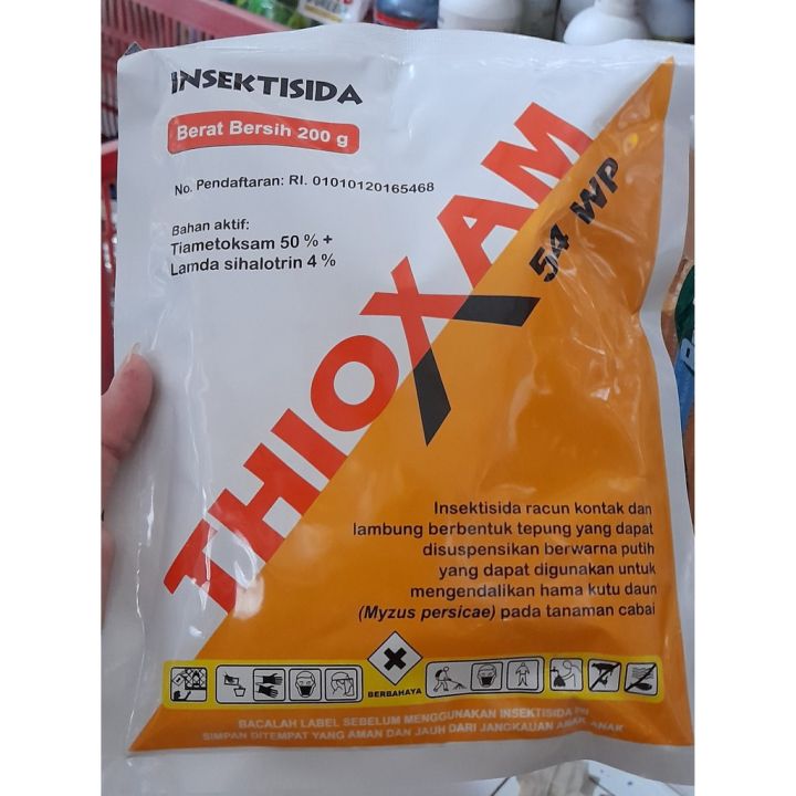 Insectisida Thioxam 54 wp. kmsn 200gr.Tiametoksam. Insektisida dengan ...