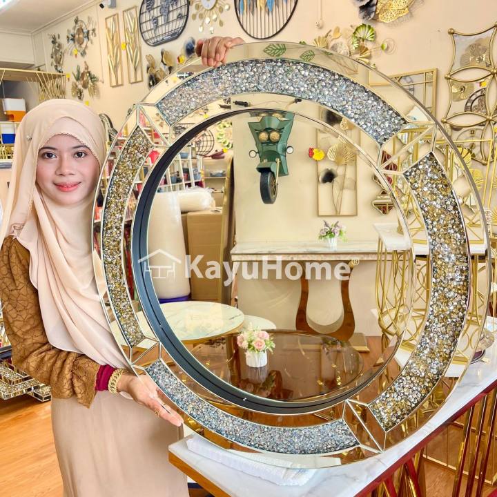CERMIN DECO EXCLUSIVE HOME DECO MIRROR | Lazada