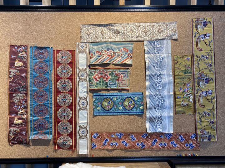 Yujin Shi * ริบบิ้นปักลายสไตล์จีนขอบลูกไม้กระจายบางส่วน [ลิงก์นี้อัปเดต ...