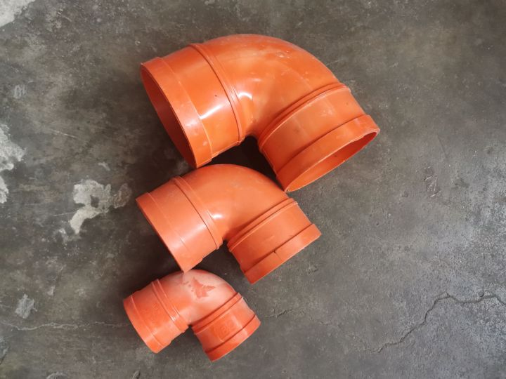 pvc orange sanitary elbow 2 90° and 45 ° elbow 3 elbow 4 good quality ...