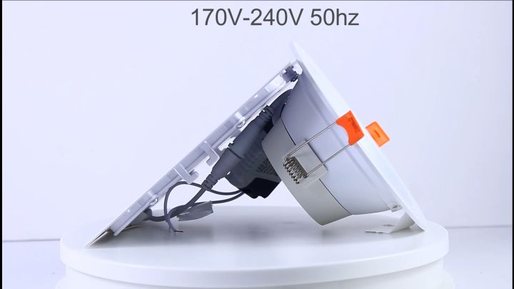 Energy Saver Ultra Thin Driver Panel Light Recessed Downlight Square ...