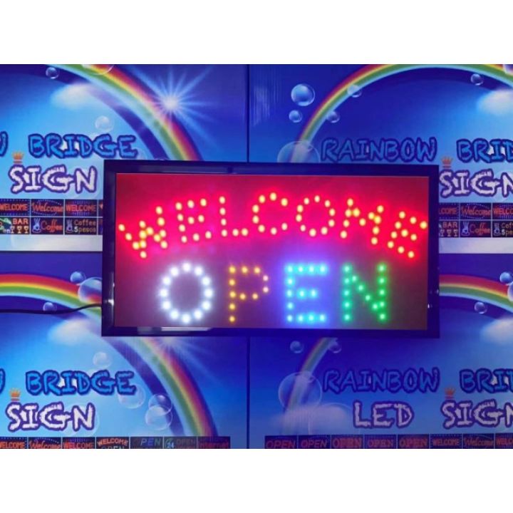WELCOME OPEN LED SIGN | Lazada PH