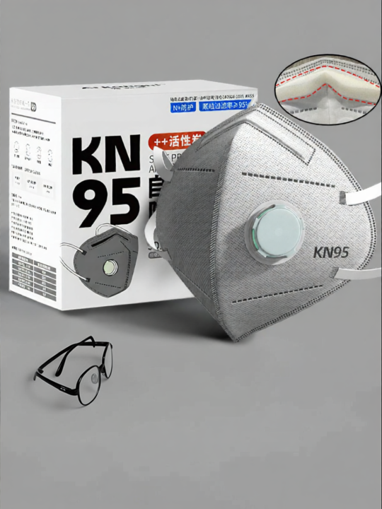 Dust Prevention N95 Mask Activated Carbon Respirator for Welding with ...