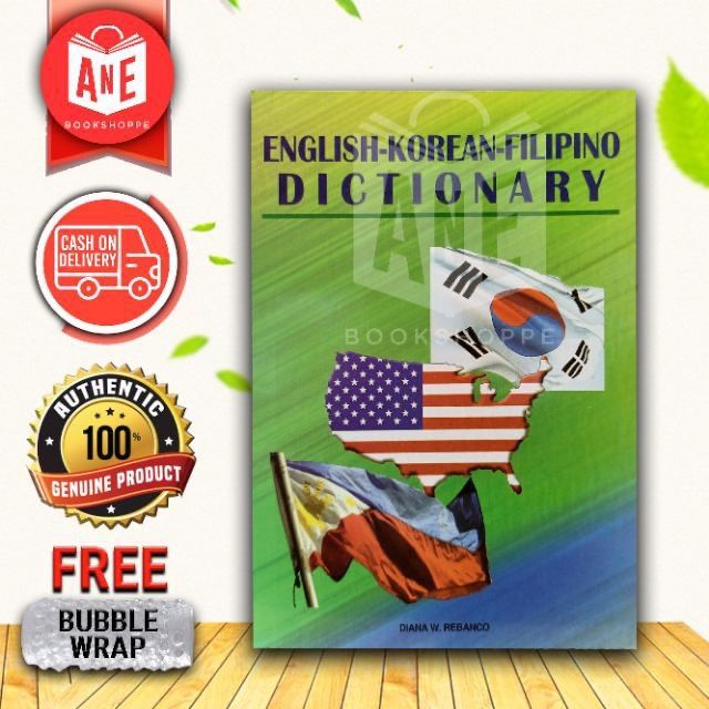 AUTHENTIC ENGLISH-KOREAN-FILIPINO DICTIONARY by Rebanco | Lazada PH