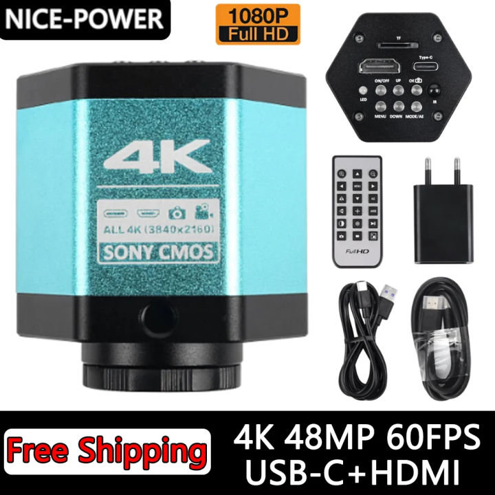 New 4K FHD 60fps HDMI And USB-C Output SONY Sensor Digital Industrial ...