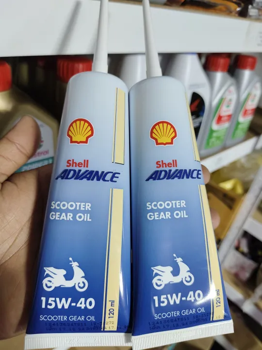 น้ำมันเฟืองท้าย Shell ADVANCE AUTOMATIC SCOOTER GEAR OIL 15W-40 ประมาณ ...