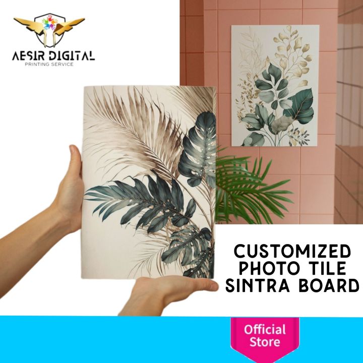 Customized Photo Tile Sintra Board 3mm Wall Decor For Souvenirs, Gifts ...