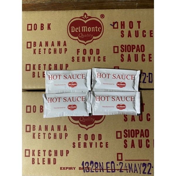Del Monte Hot Sauce Sachet 7g 250pcs | Lazada PH