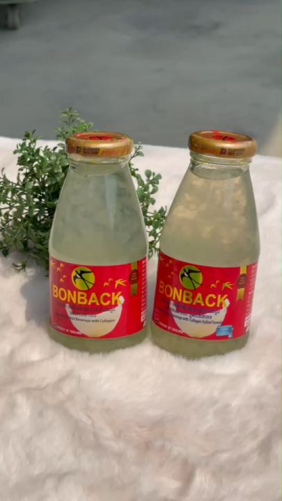 Bonback บอนแบค รังนกแท้ สูตรธรรมชาติ 250 มล. 3 แพค 18 ขวด รังนกถ้ำแท้ 100 % | Lazada.co.th