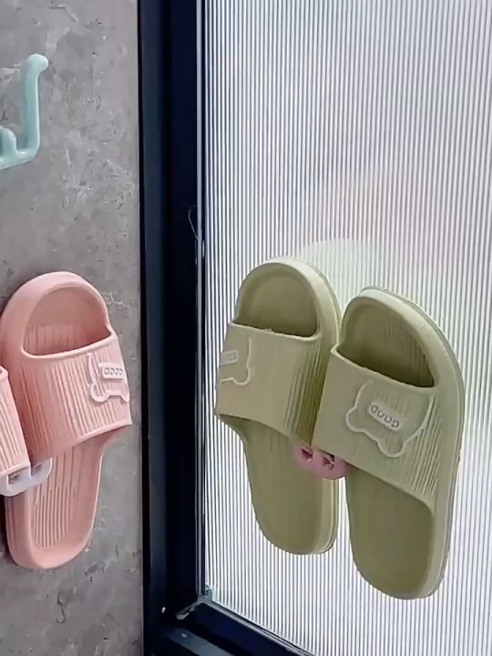 Bathroom Wall-mounted Slipper Rack Holder/Multipurpose Slippers Shoes ...