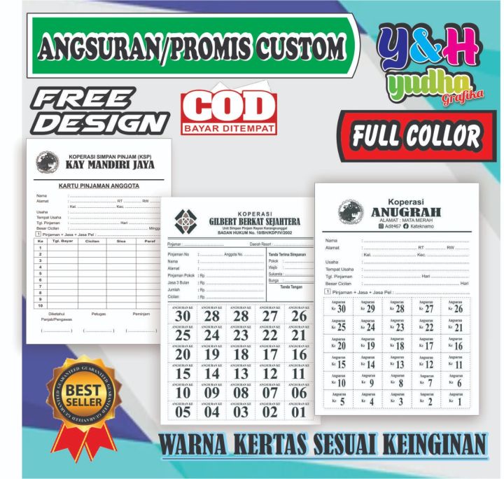 Cetak Promise 1 Rim Isi 1000 Lembar Cetak Angsuran Cetak Promise