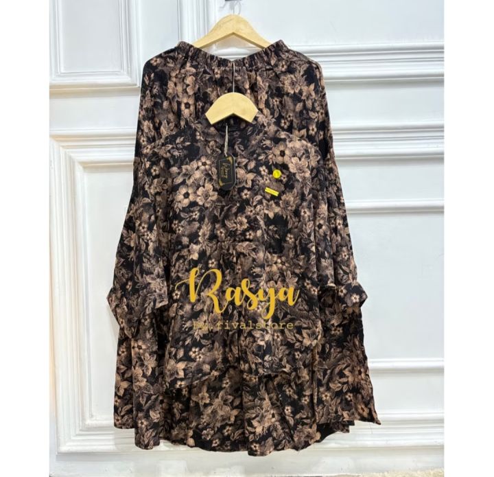 NEW SETROK FULL MOTIF Premium || Baju Setelan Rok Rayon Rempel Kekinian ...