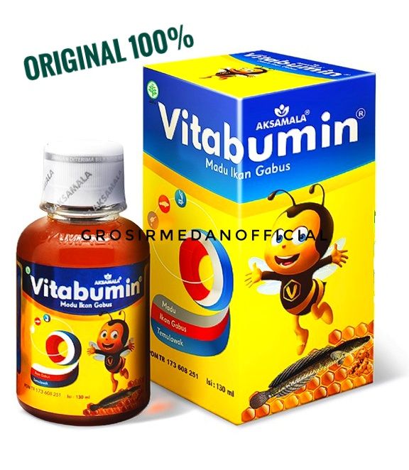 VITABUMIN SIRUP 60 dan 130 ML - VITAMIN MADU IKAN GABUS DAN TEMULAWAK ...