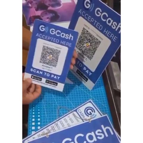 A&J Gcash Maya Bank QR Code Standee | Lazada PH