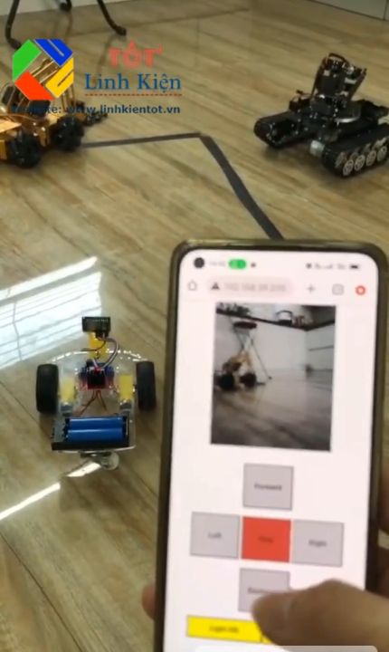[Kèm Code] Xe Camera Thông Minh - Car Robot Arduino 3WD/4WD Wifi ...