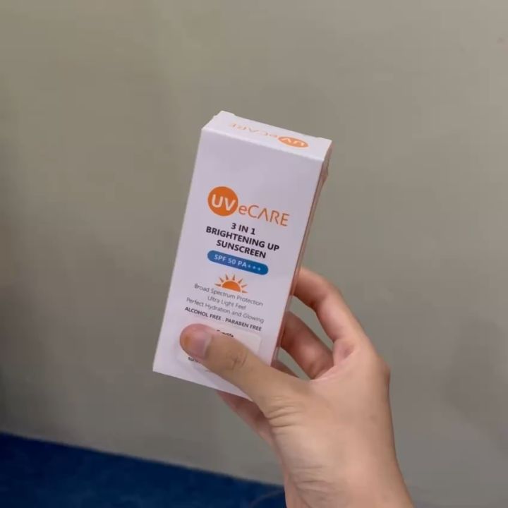 UVeCARE 3-in-1 Brightening Up Sunscreen (SPF50 PA+++) | Lazada