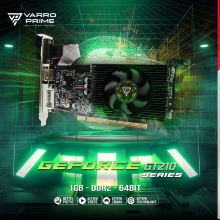 VGA CARD PCIE NVIDIA GT210 1GB DDR3 64BIT VARRO | Lazada Indonesia