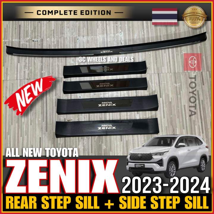 TOYOTA INNOVA ZENIX REAR STEP SILL and SIDE STEPSILL | Lazada PH