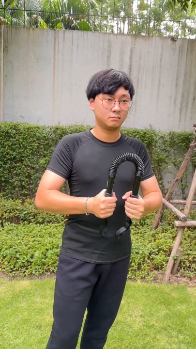 BG Sport Spring Arm Strength Hand Gripper Power Twister Resistance Bend ...