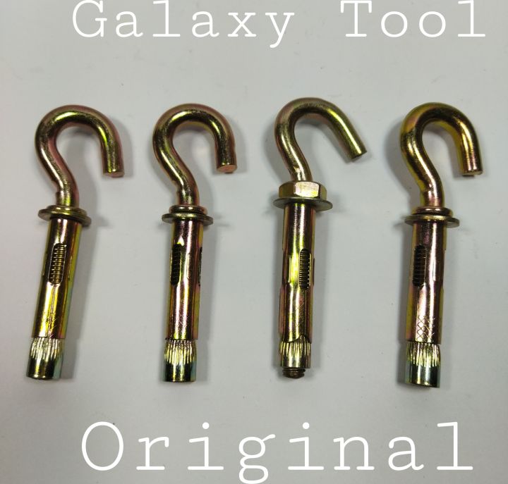 hook anchor dynabolt 8 mm 10 mm 12 mm hook Gantung Sling Gold original ...