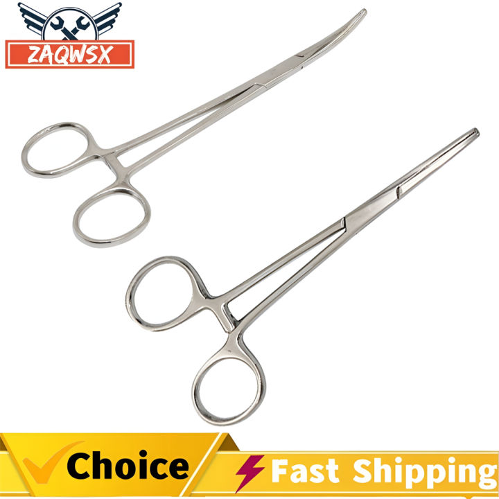Stainless Steel Gold Handle Curved/Straight Forceps Locking Clamps ...