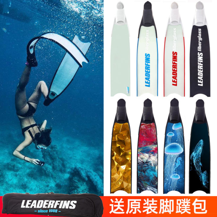 Leaderfins Free Diving Long Flippers Carbon Fiber Flippers Free Diving ...