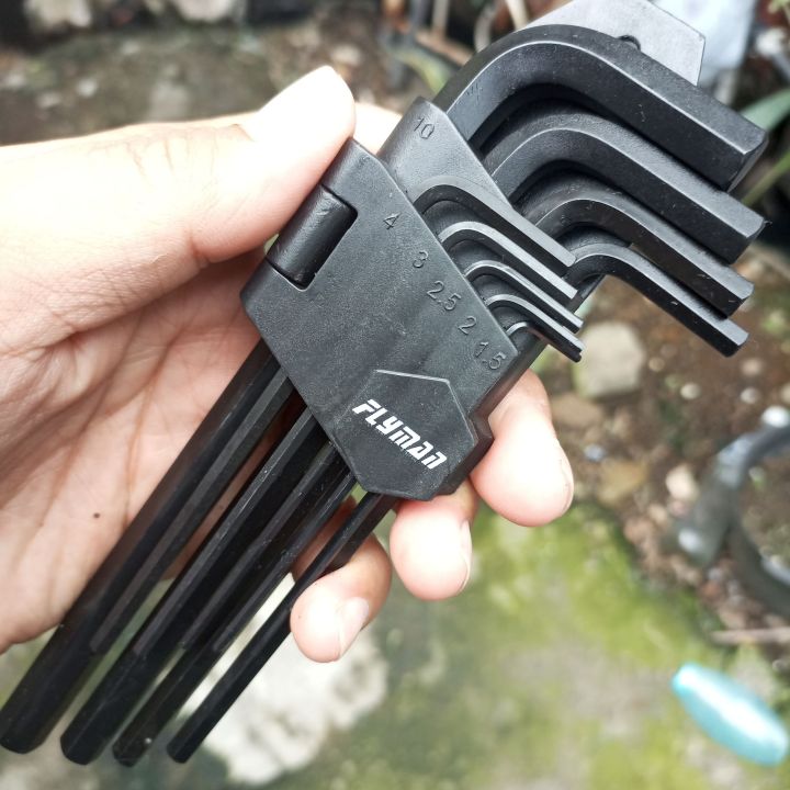 flyman allen hex key set 9pcs original flyman | Lazada PH