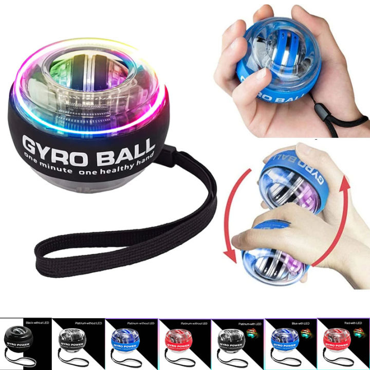 LED Gyroscopic Power Wrist Ball Self-starting Gyro Ball Gyroball Arm ... LED Gyroscopic Power Wrist Ball Self-starting Gyro Ball Gyroball Arm ...