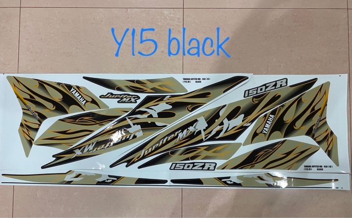 Yamaha y15 body sticker api edisi special edition (10) | Lazada