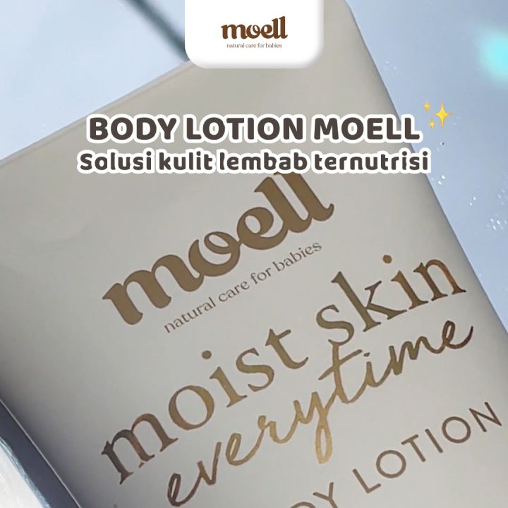 Moell Body Lotion Bayi 185gr - Body Lotion Untuk Kulit Normal Sensitif ...