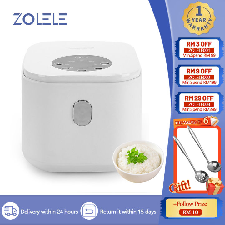 (1 Year Warranty) ZOLELE Smart Rice Cooker 1L 24-hour Reservation Multi ...
